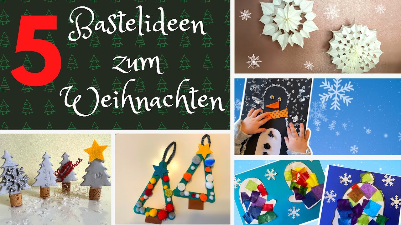 5 Winter DIY Ideen | Deko Ideen für den Winter | einfache Bastelideen ...
