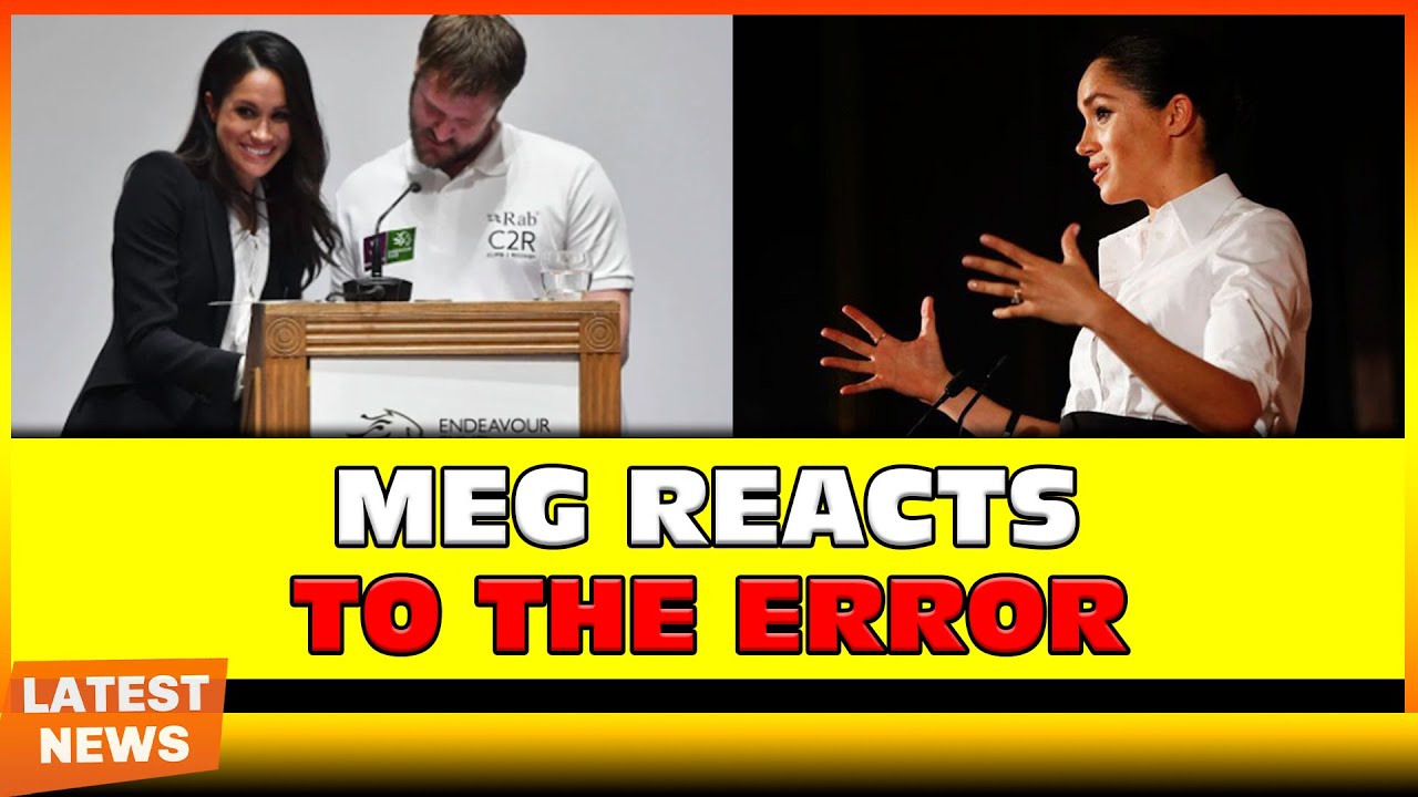 Meghan's surprised reaction to major error made during her first public ...