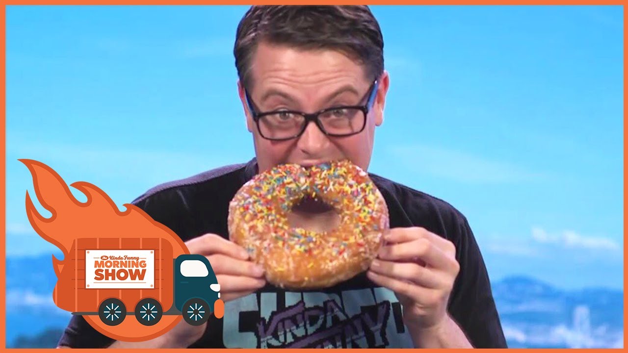 We Get Way Too Many Donuts - Kinda Funny Morning Show 07.12.2017 - YouTube