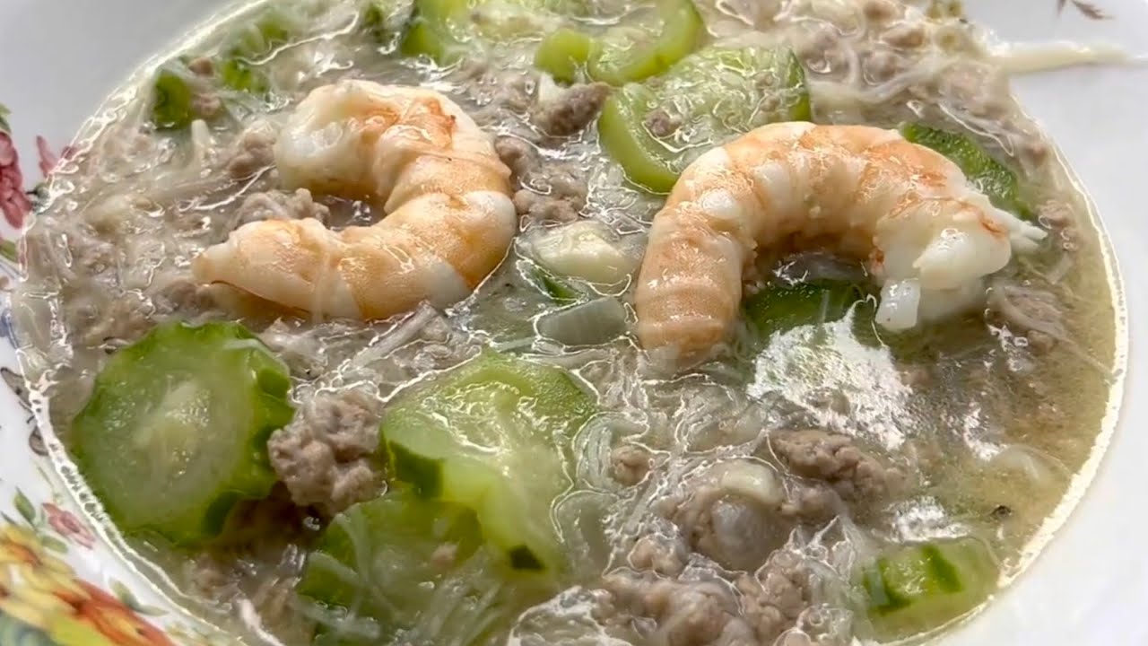 Misua Patola soup. Simple lang. Pang masang ulam. #food #youtube #pinoy ...