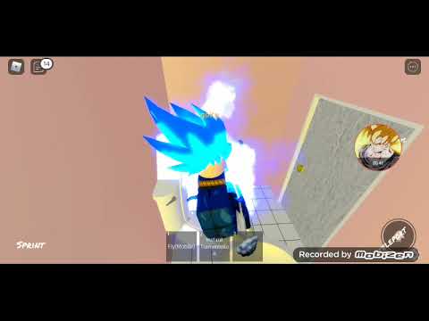goku goes super Saiyan blue while poop