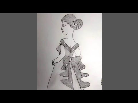 Girl Side view drawing easy 2022 | beautiful girl Side face sketch 2022 ...