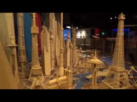 🔴 Stan Munro's Toothpick City love story built out of toothpicks - YouTube