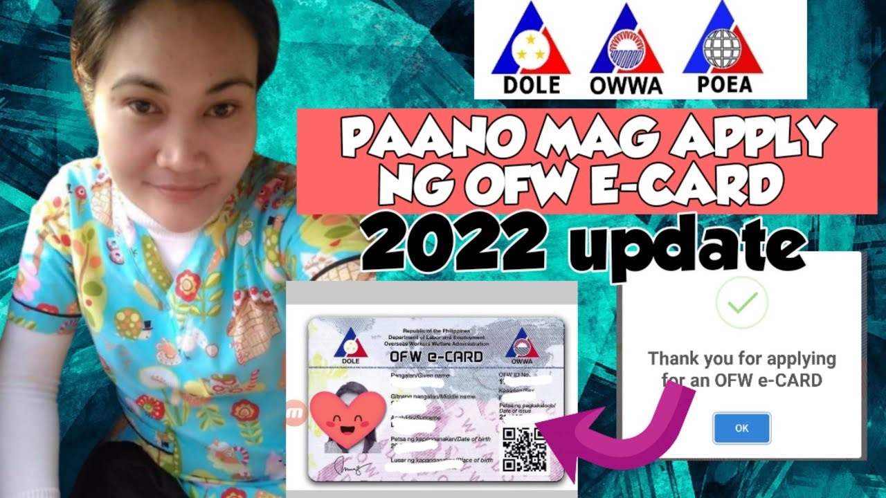 PAANO MAG APPLY NG OFW E-CARD /step by step 2022UPDATE - YouTube