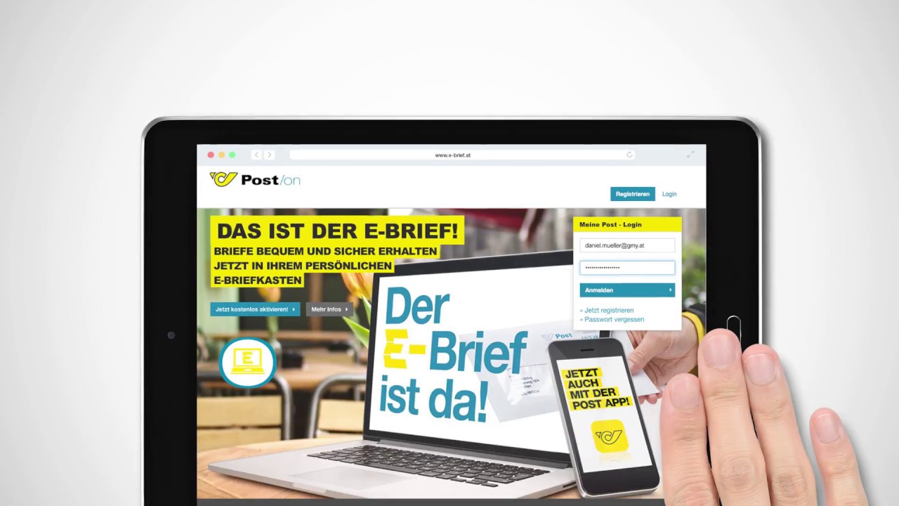 So funktioniert der E-Brief: - YouTube