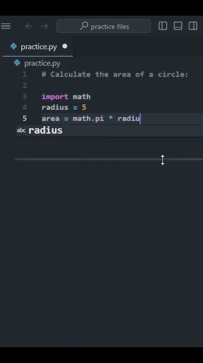 Calculate The Area Python Pythonprogrammingcodinglearnpython Pythonforbeginners Youtube