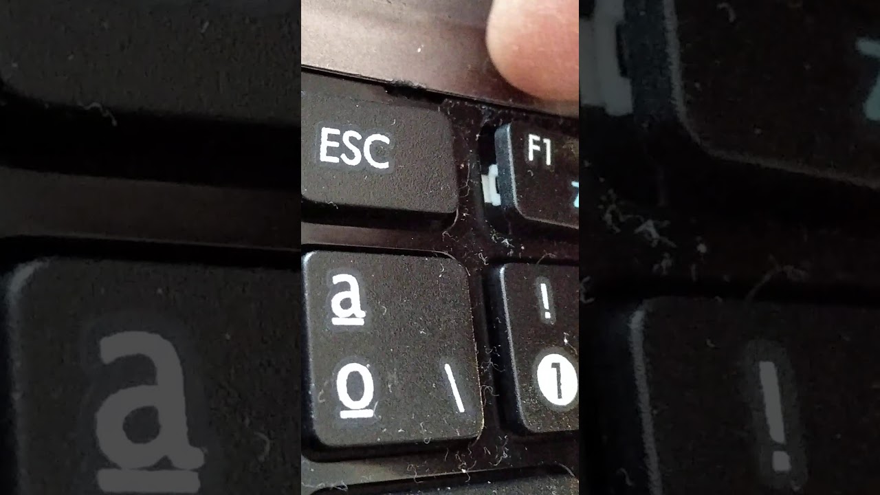 ASC laptoparts Defective Keyboard - YouTube