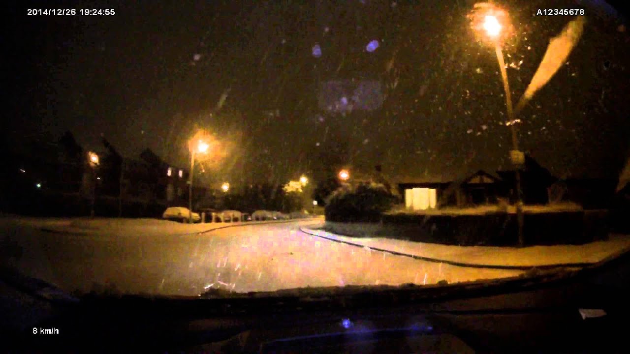 Driving in Heavy Snow UK 26.12.2014 Widnes - Runcorn Part 1 - YouTube
