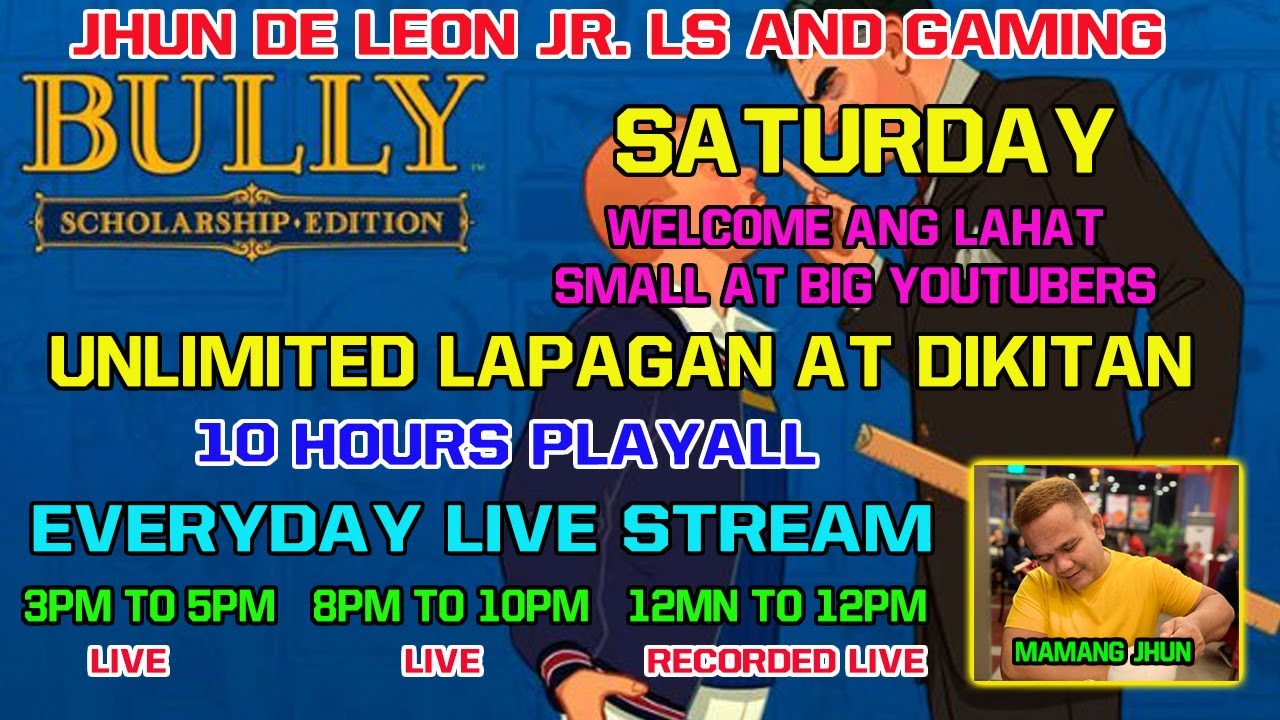 Jhun De Leon Jr. LS & Gaming | BG Live Stream Part 10 of 11 GAMEPLAY ...