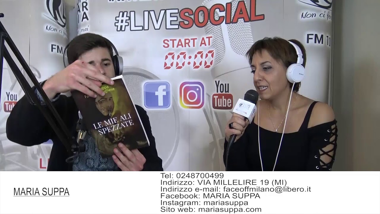 Intervista a Maria Suppa su LIVE SOCIAL RADIO LOMBARDIA - YouTube