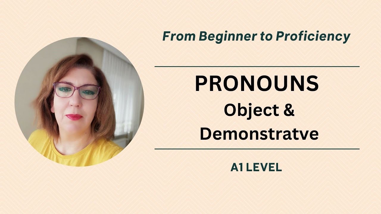 A1 Level | Pronouns | Object & Demonstrative | Part 3 - YouTube