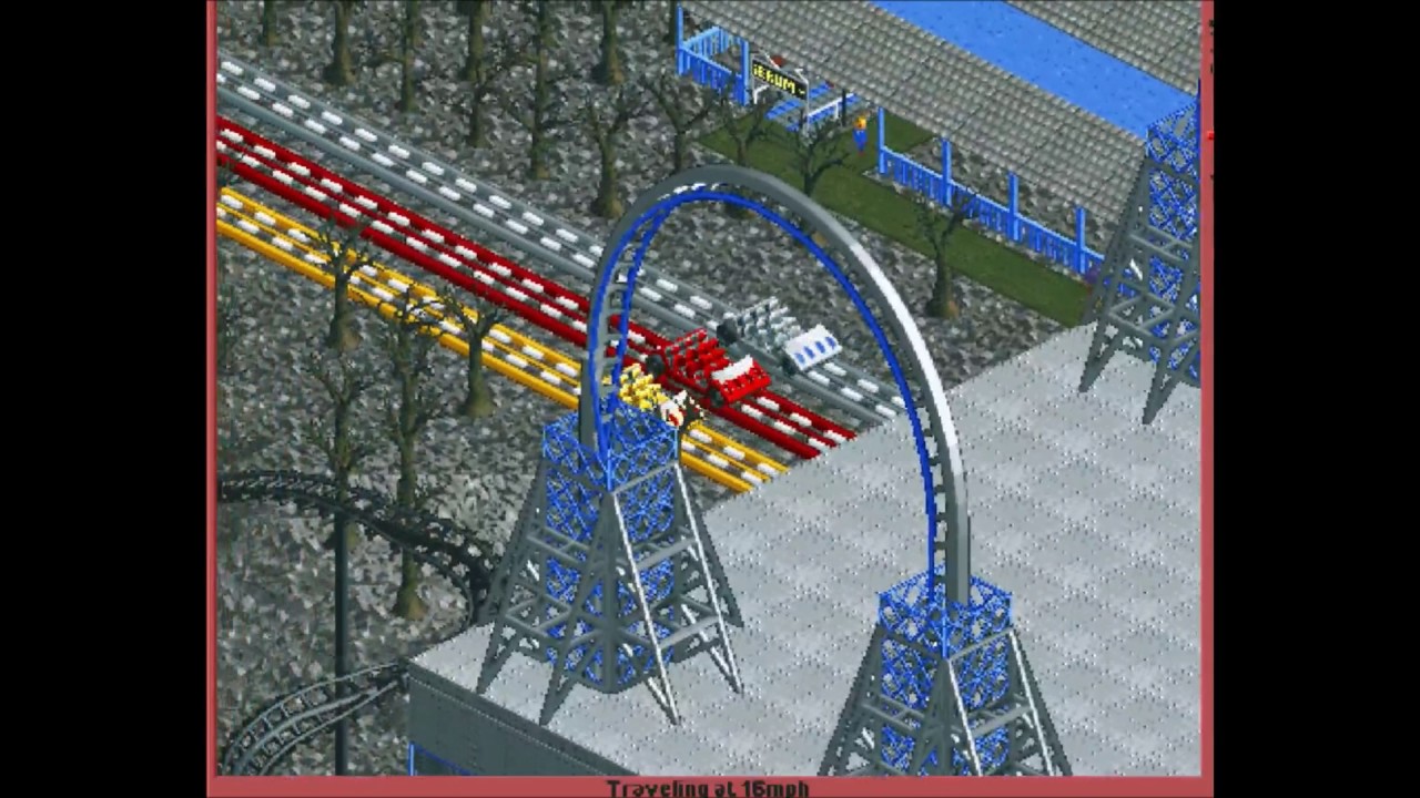 My OpenRCT2 Park - Challenger | Speedsters (triple dueling reverse ...