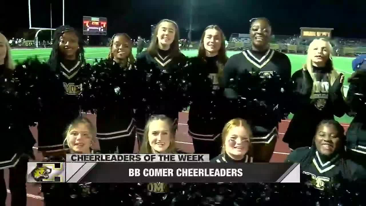 Sideline - Week 15 - Cheerleaders of the Week - BB Comer - YouTube