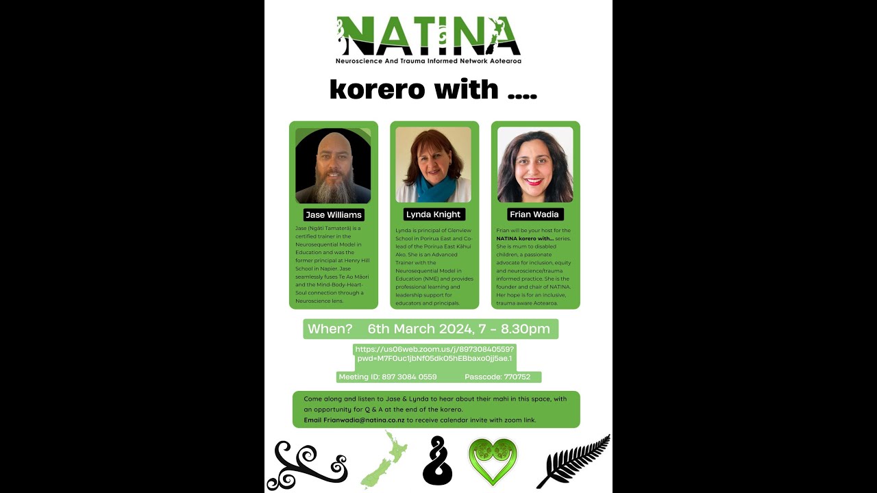 NATINA korero with Jase Williams & Lynda Knight - 6th Mar 2024 - YouTube