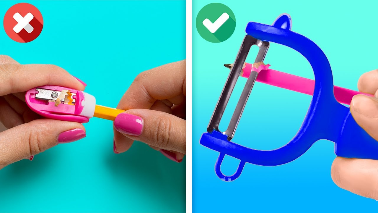 25 COOL DIYs WITH SCHOOL SUPPLIES TO AMAZE YOUR FRIENDS - YouTube