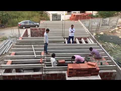 On site filler slab construction - YouTube