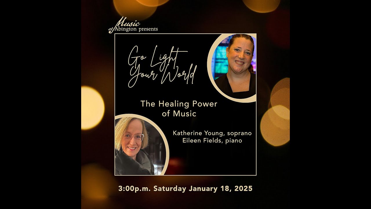 Katherine Young, soprano, and Eileen Fields, piano: "Go Light Your World" - YouTube