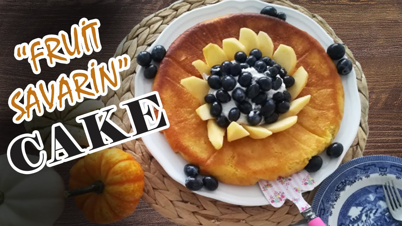 Fruit savarin cake recipe 💯 | How to make savarin cake - YouTube
