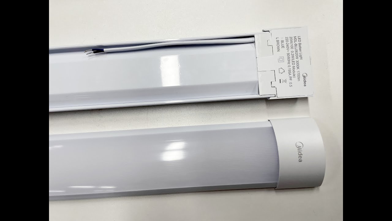 Midea MILC LED Batten Light - YouTube