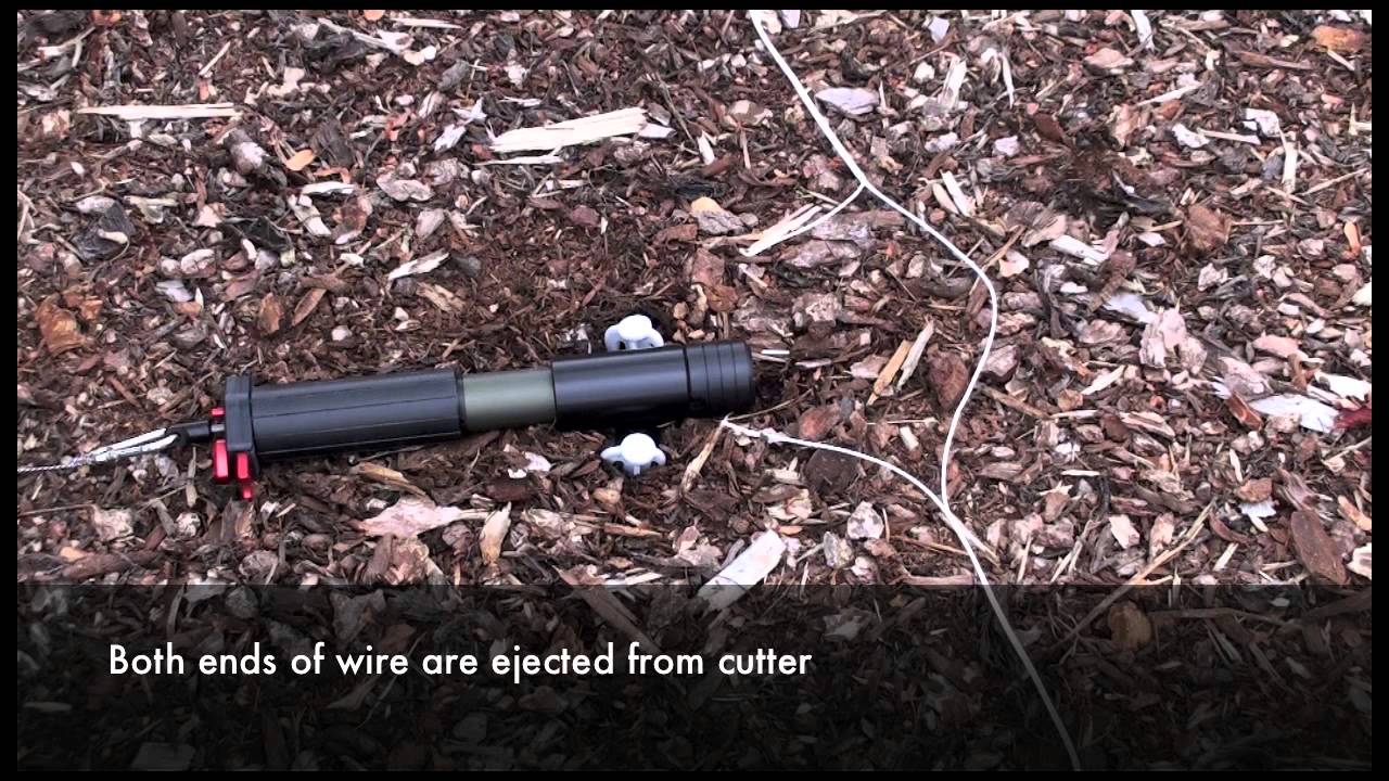 Korona Non Explosive Wire Cutter by Kirintec - YouTube