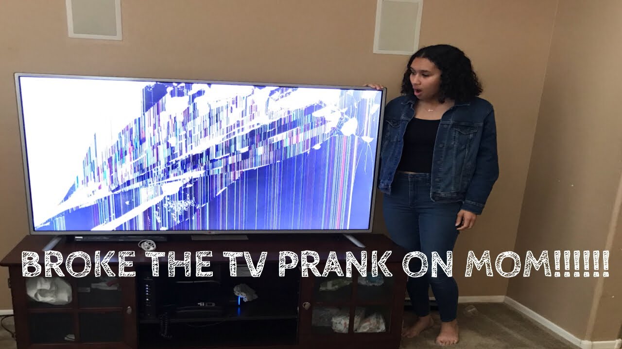 Extreme Broken Tv Prank On Mom Youtube