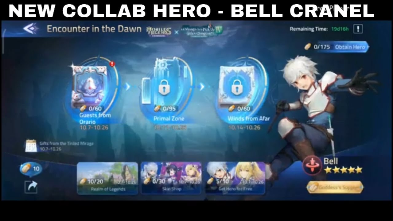 NEW COLLAB HERO - BELL CRANEL MOBILE LEGENDS ADVENTURE - YouTube