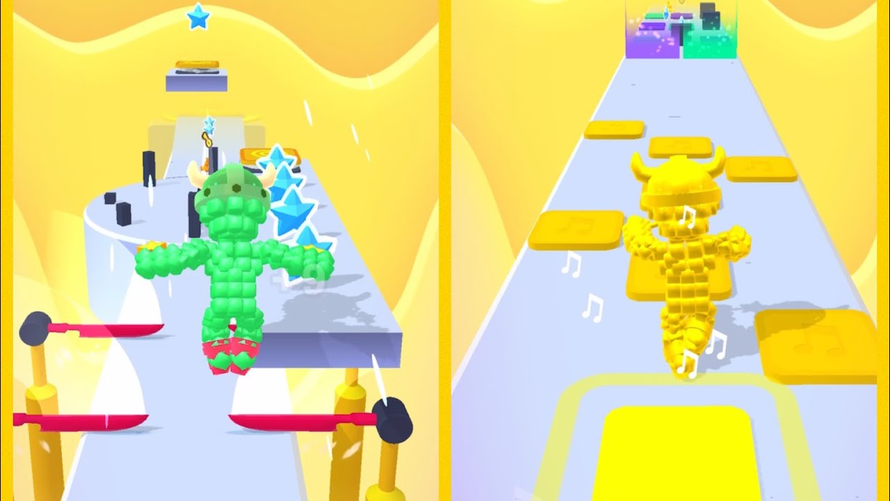 Pixel Rush : All Levels Gameplay - New Update Android, iOS #1 - YouTube