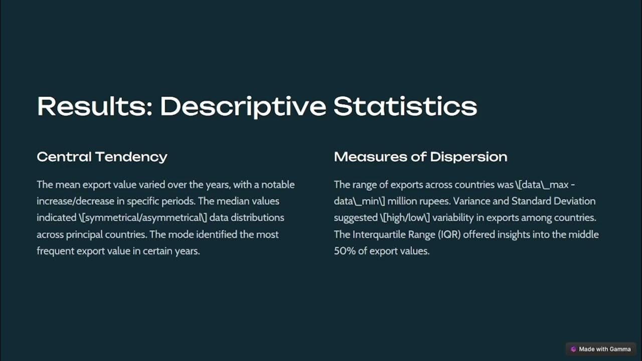 Pakistan's Export Trends A Statistical Analysis - YouTube