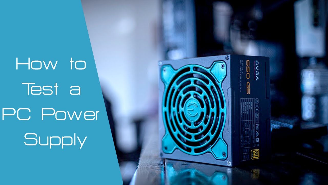 How to Test a PC Power Supply With JUMPER or PAPERCLIP - YouTube