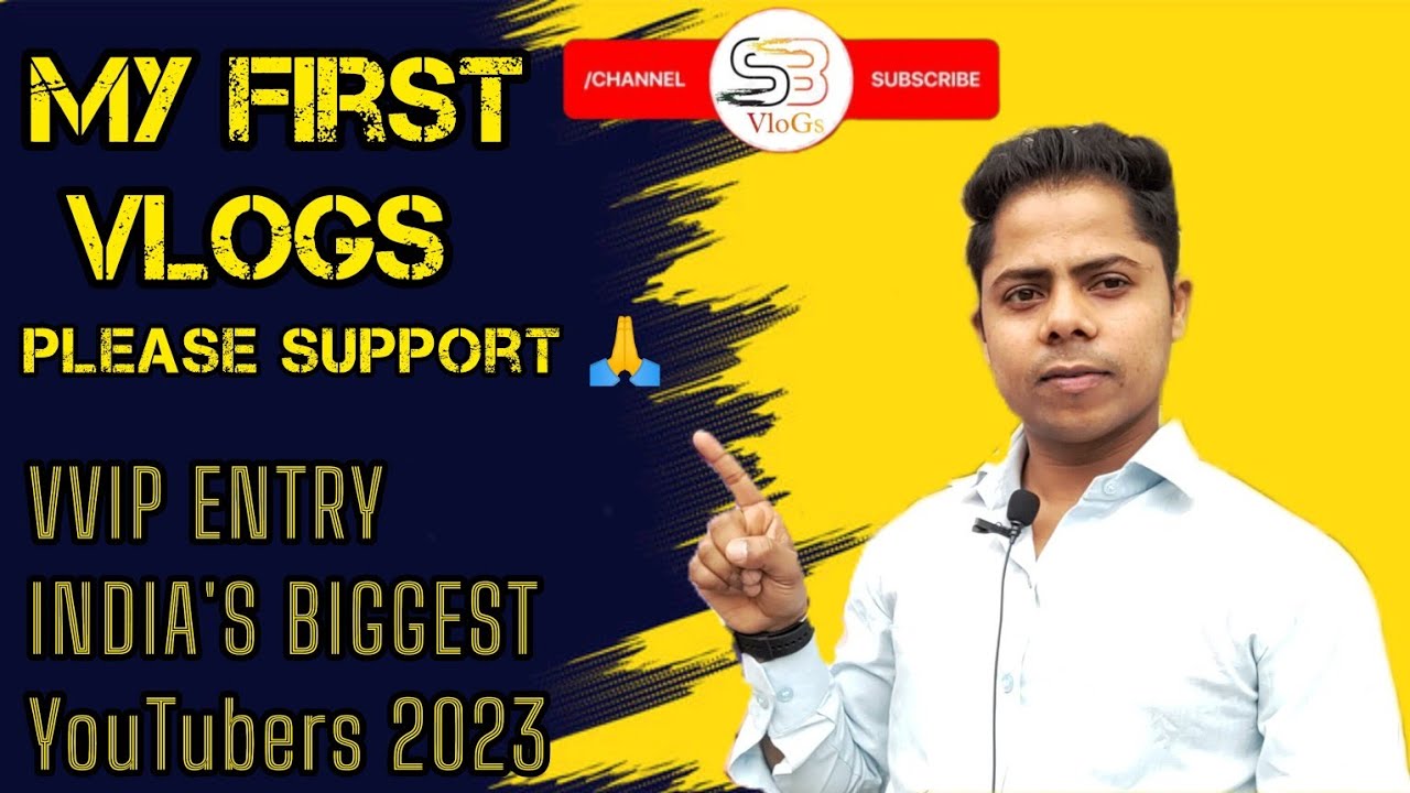 My First voice vlogs VVIP ENTRY INDIA'S BIGGEST CREATORS CARNIVAL 2023 - YouTube