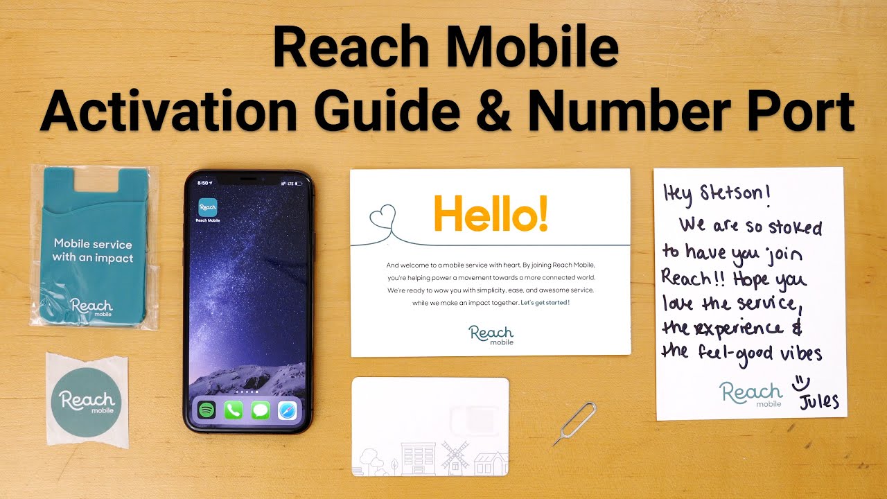 Reach Mobile Activation Guide & Number Port - YouTube