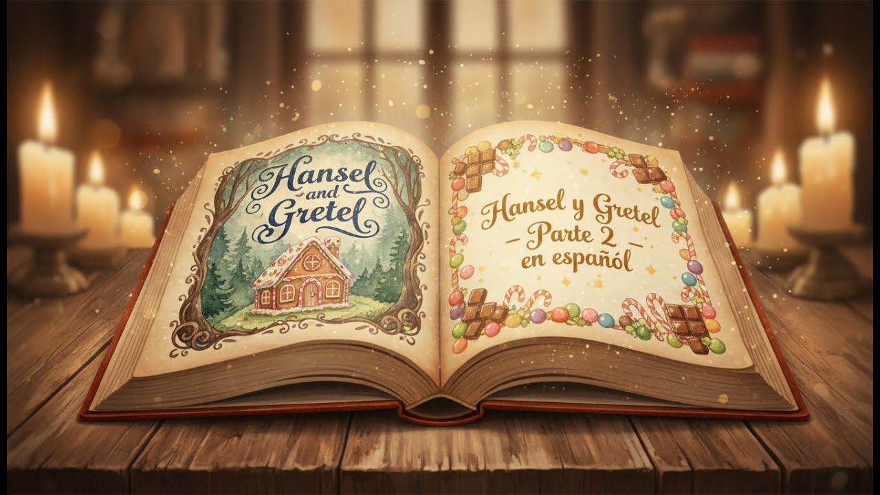 Hansel and Gretel –fairy tales in English & Español in the SAME video ⚡ ...