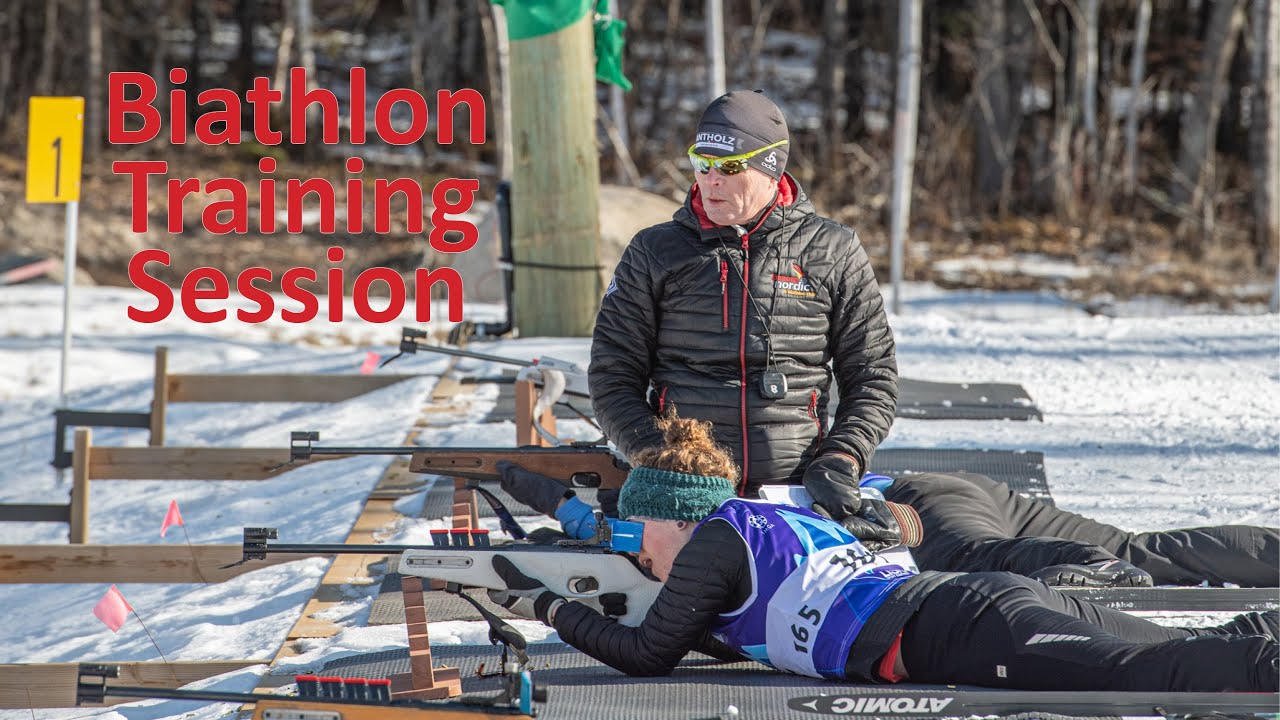 Biathlon Training Race - YouTube