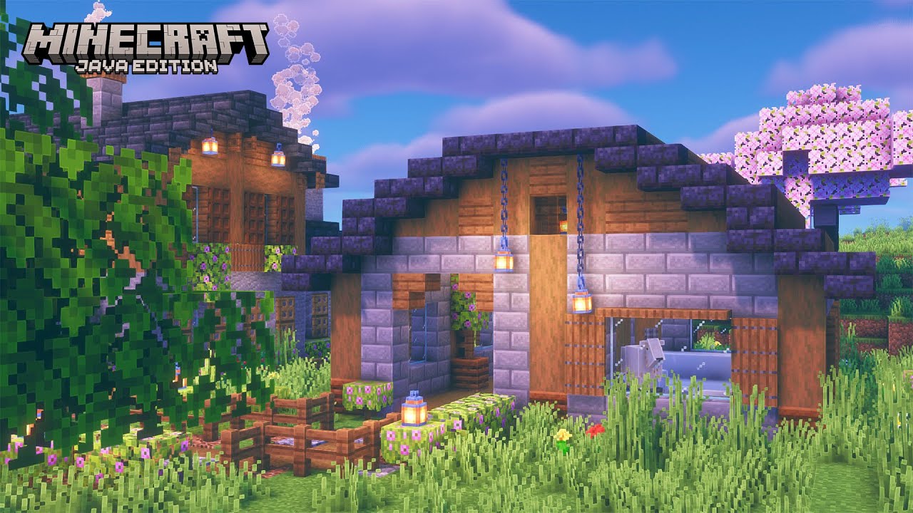 I BUILD A COZY BARN FOR GOATS - RELAXING MINECRAFT GAMEPLAY WITHOUT ...