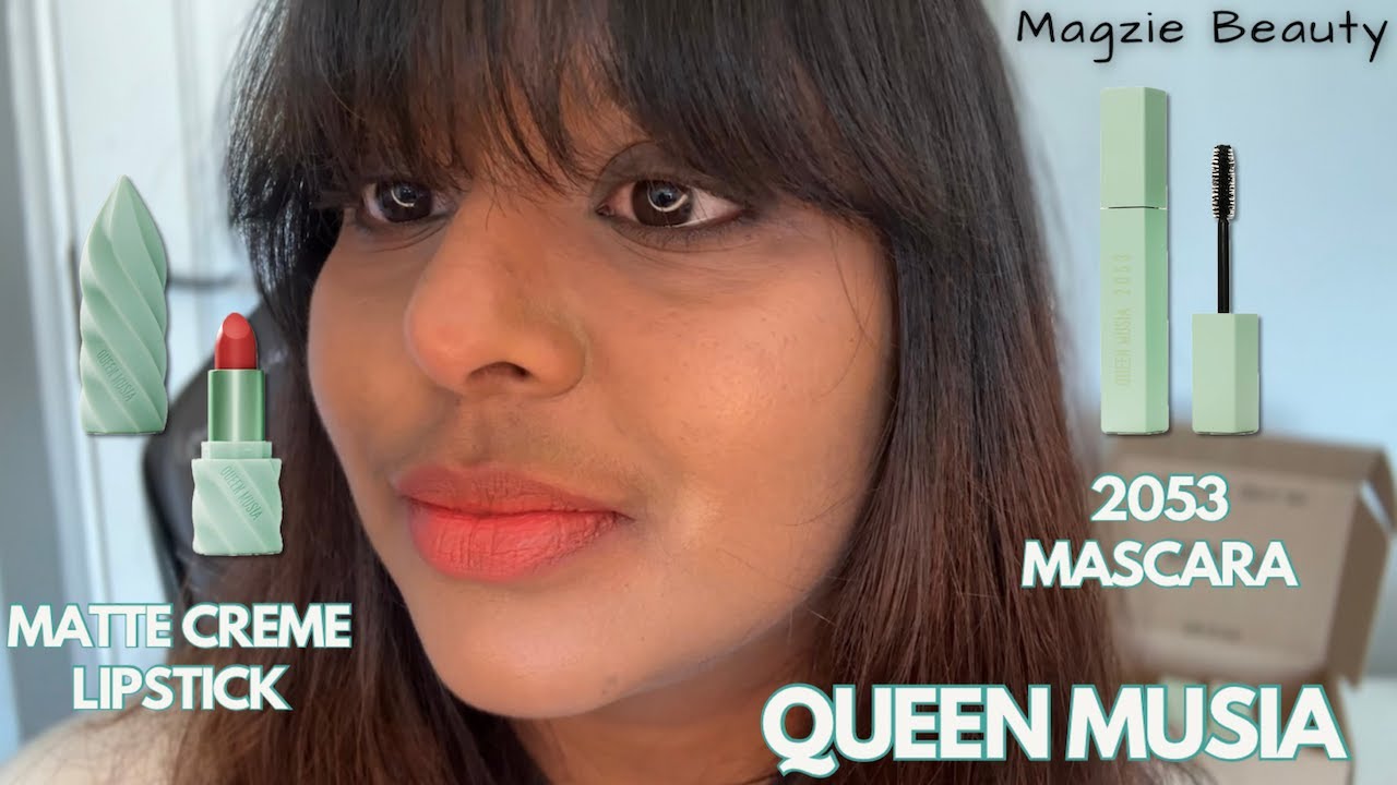 QUEEN MUSIA MATTE CREME LIPSTICK & 2053 MASCARA | SWATCHES AND ...