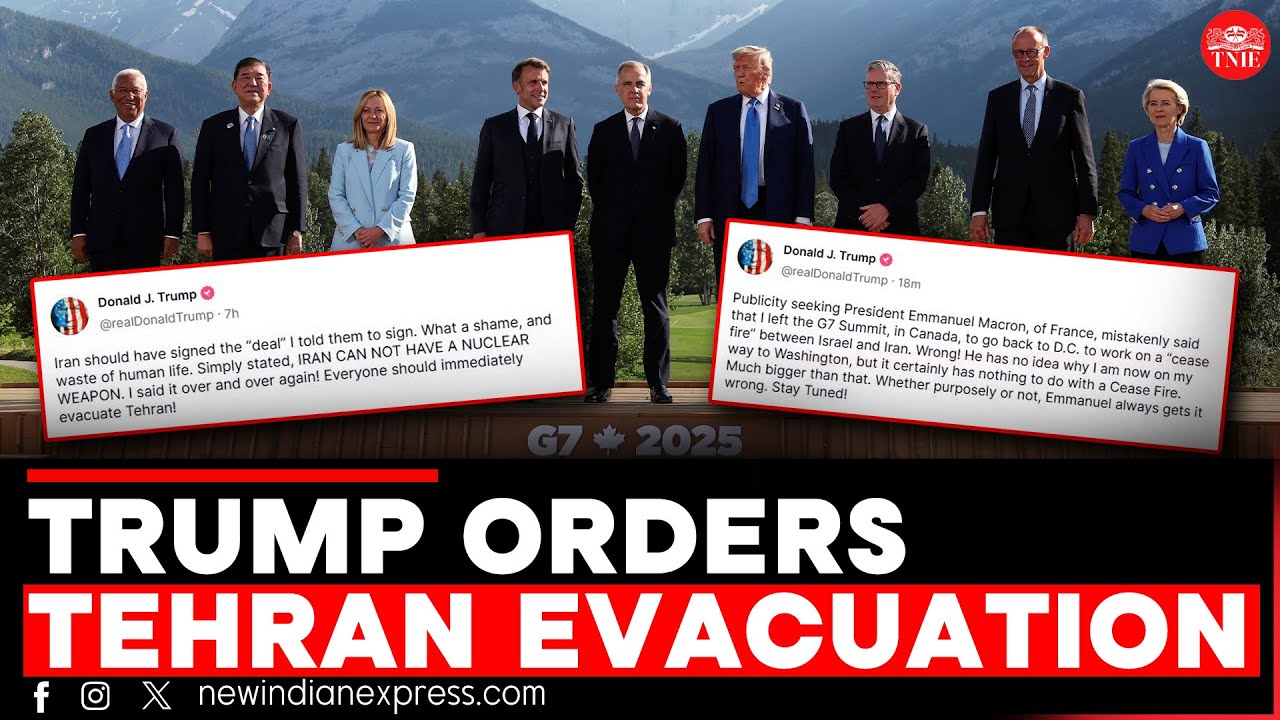 Israel intensifies Iran attack, Trump urges Tehran evacuation - YouTube