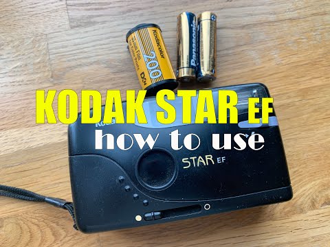 How to use Kodak STAR EF Point & Shoot 35mm Film Camera