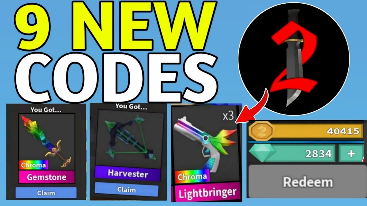 UPD⚠️MURDER MYSTERY 2 CODES 2024 | MM2 CODES 2024 |ROBLOX MURDER ...