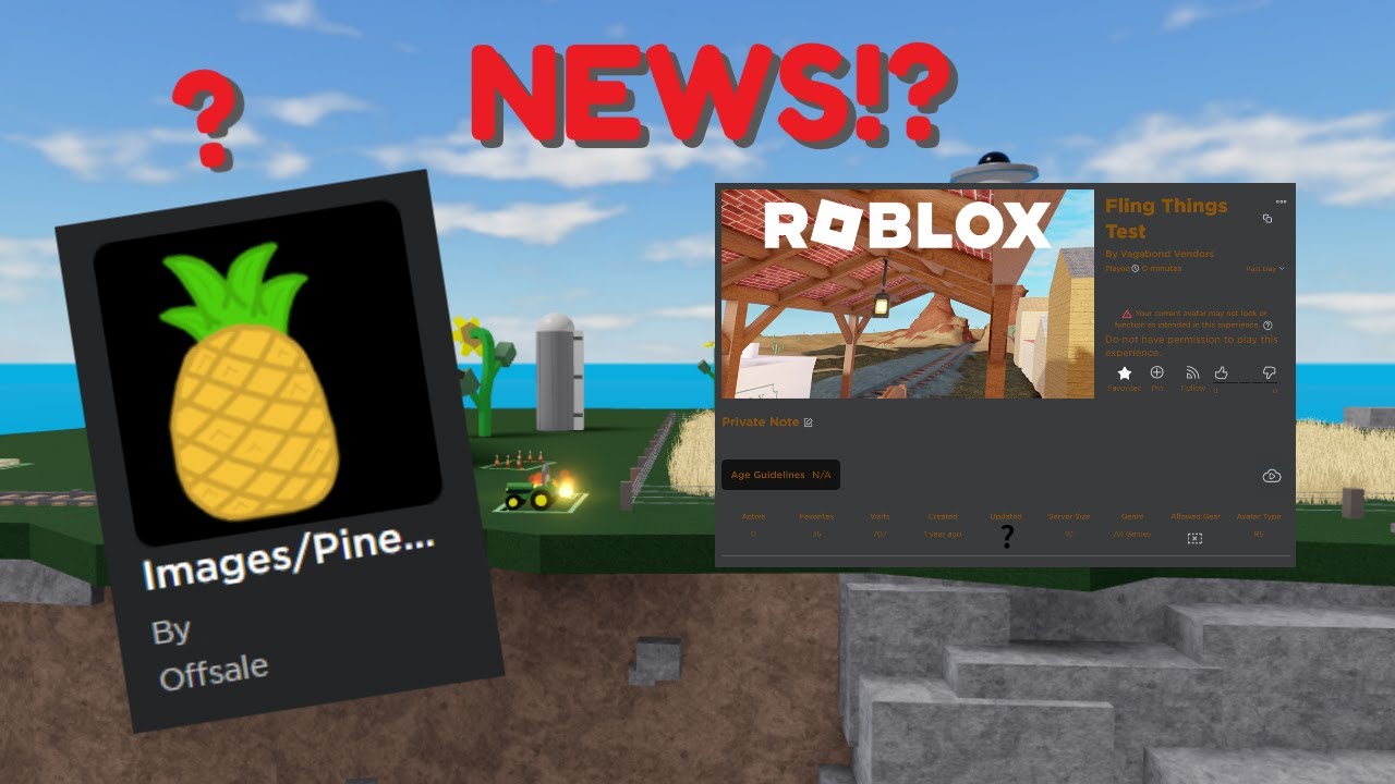 FTAP NEWS!? AND UNUSED DECAL! [FTAP ROBLOX] Fling Things and People ...