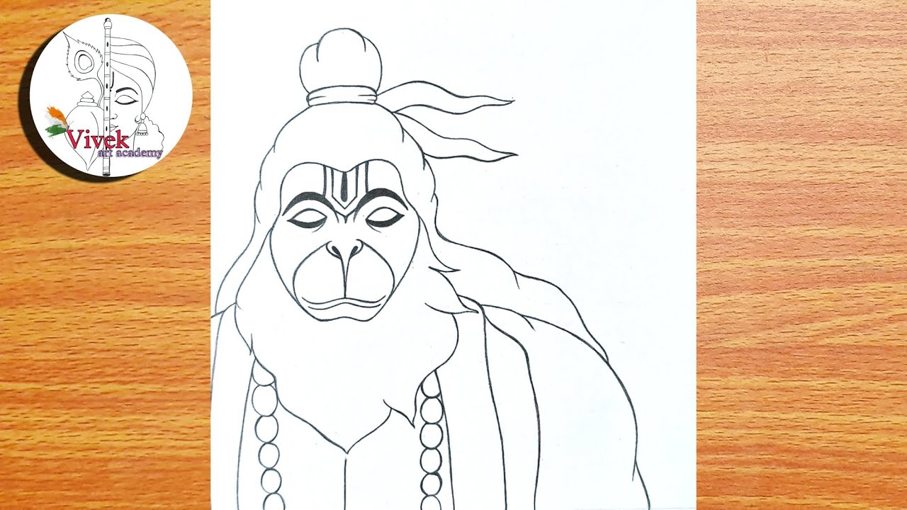 God Hanuman from Hanuman Movie Drawing | Pencil Drawing for Beginners ...