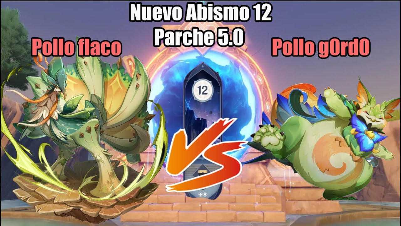 Pollo g0rd0 vs Pollo flaco 🐥 | Nuevo abismos 12 parche 5.0 - YouTube