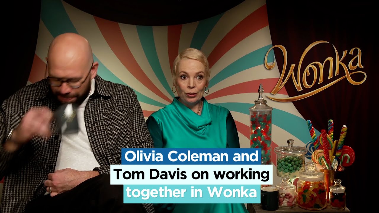 Olivia Coleman and Tom Davis on working together in Wonka film - YouTube