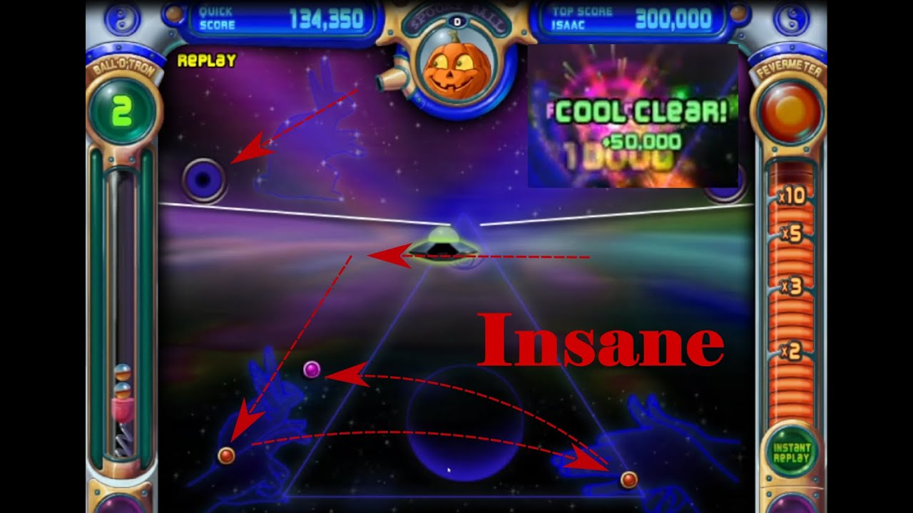 Peggle - Trickshots, luck and insane bucket saves - Part 2 - YouTube