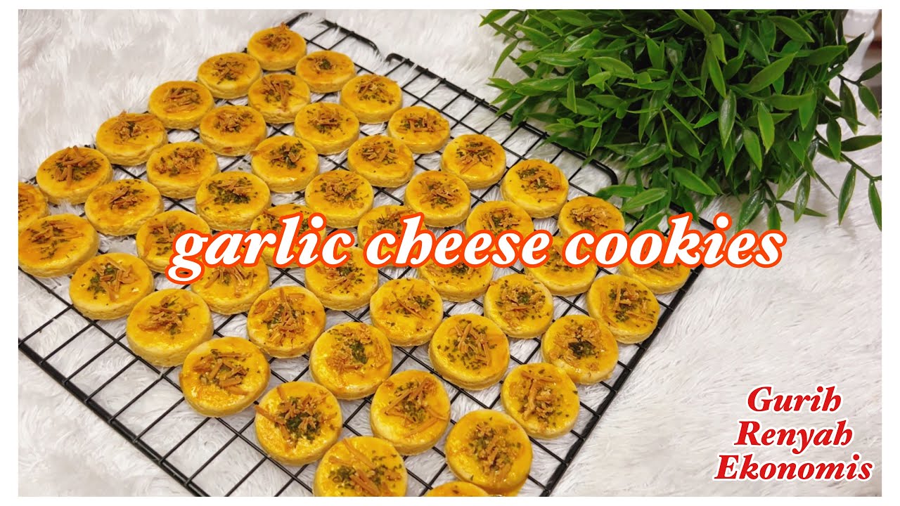 KUE KERING GURIH EKONOMIS | GARLIC CHEESE COOKIES - YouTube
