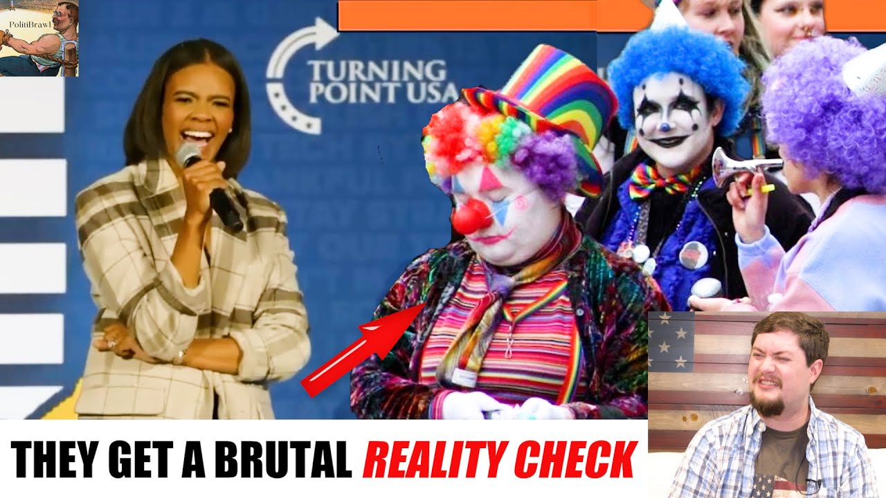 Candace Owens PUMMELS army of woke clowns who try to takeover her event ...