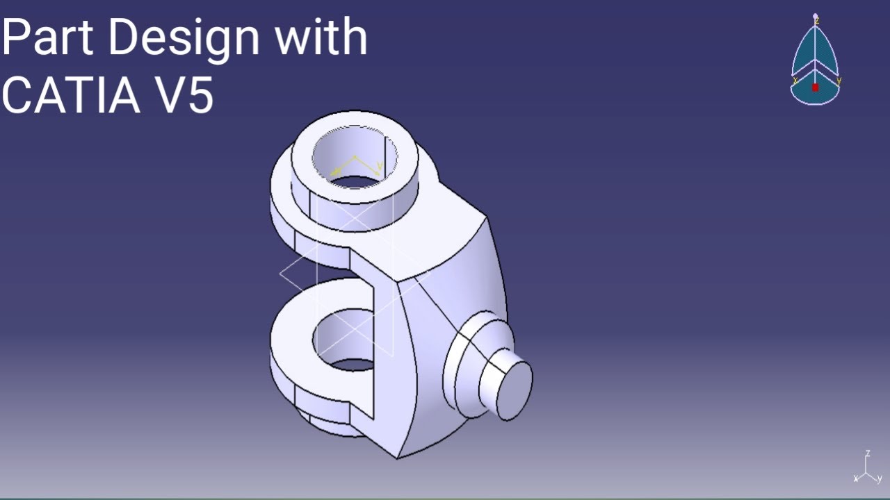 Part Design With CATIA V5-1 - YouTube