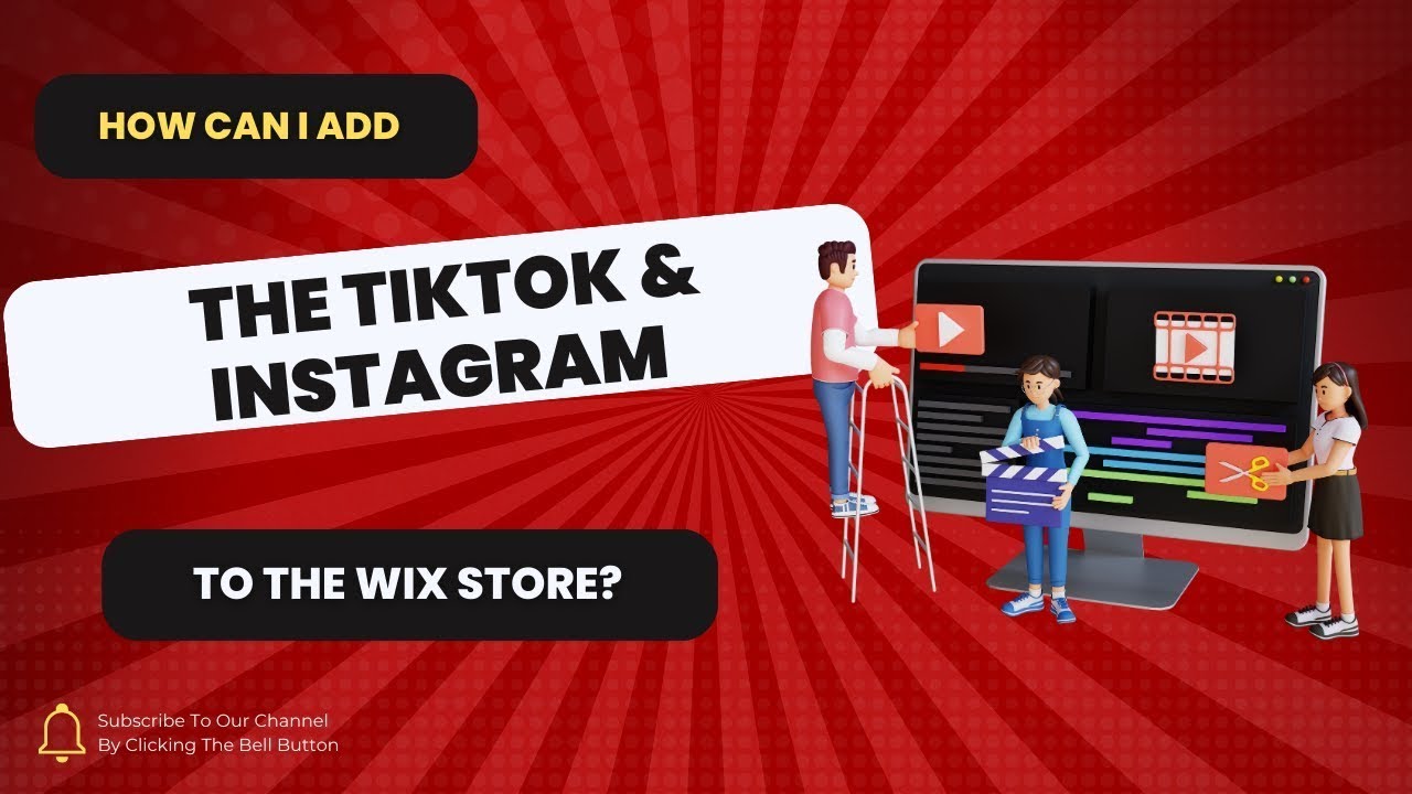 How to add the Tiktok and Instagram to the Wix store? - YouTube