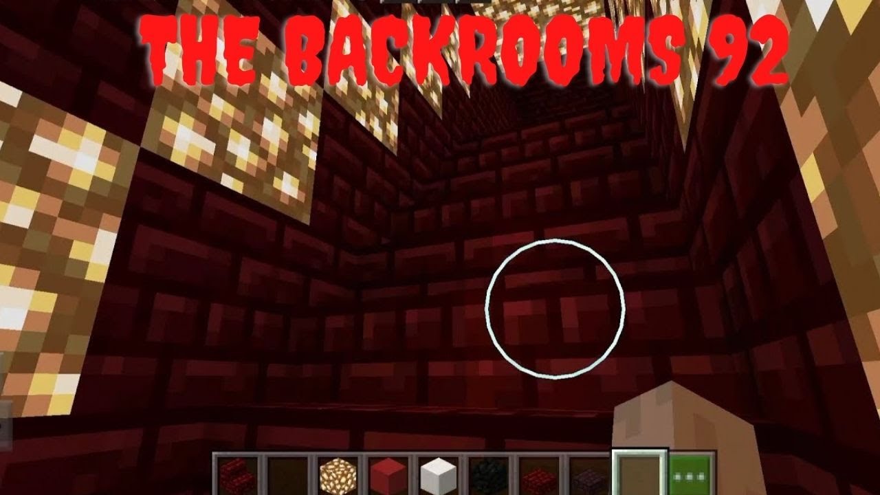 Minecraft закулисье уровень 92 Багровые сияния The backrooms level 92 ...