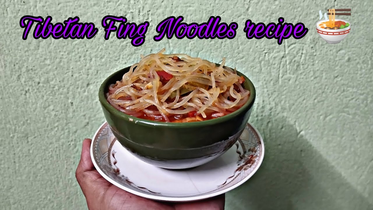 Fing Noodles recipe with chicken 🍜| Tibetan dish🤤| perfect for winter⛄ ...