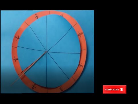 How to make fraction wheel activity | School activity for class 6| Read ...